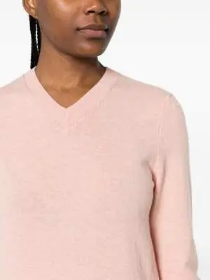 Play Comme Des Garcon Heart Logo Wool Jumper - Pink