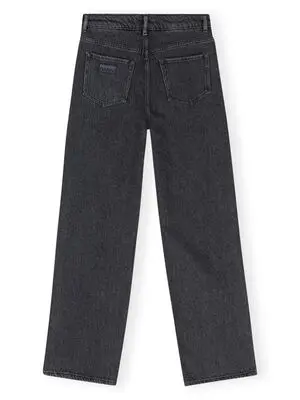 GANNI Drawstring-fastening Straight-leg Jeans
