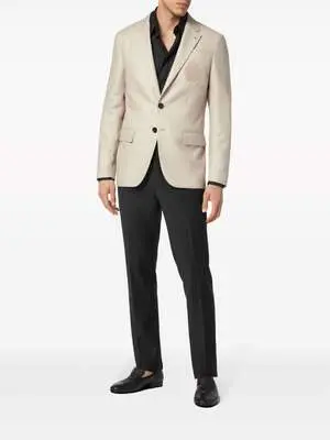 BILLIONAIRE Logo-patch Single-breasted Blazer