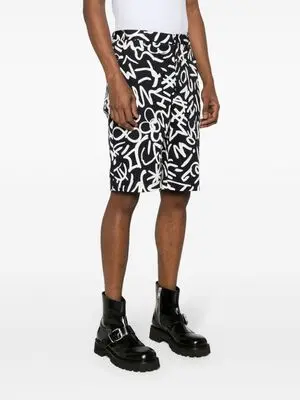 Moschino Monogram-print Chino Shorts