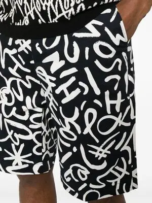 Moschino Monogram-print Chino Shorts