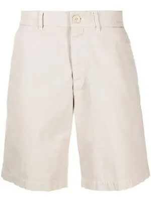 Brunello Cucinelli Knee-length Twill Bermuda Shorts - Neutrals
