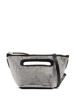 Attico Via Dei Giardini 15 Crystal Tote Bag - Silver