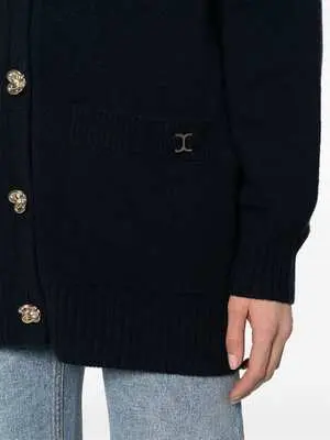 Chloé V-neck Fine-knit Cardigan