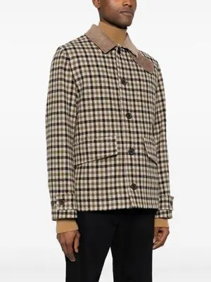 Paul Smith Checked Wool Shirt Jacket