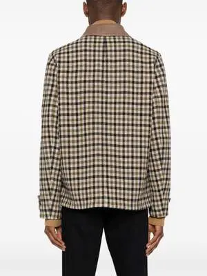 Paul Smith Checked Wool Shirt Jacket