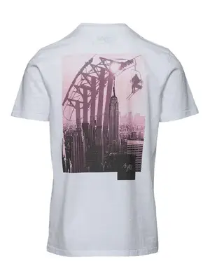 Aztech Mountain Horizon Graphic-print Cotton T-shirt