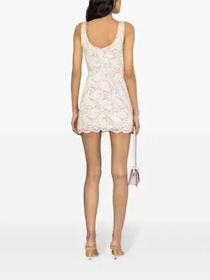 SELF-PORTRAIT Corded Lace Mini Dress