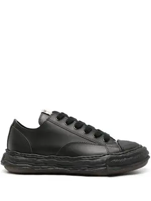 Mihara Yasuhiro Peterson Leather Sneakers - Black