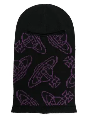 VIVIENNE WESTWOOD Orb-embroidered Wool Balaclava