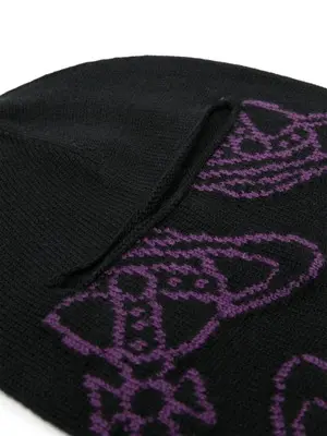 VIVIENNE WESTWOOD Orb-embroidered Wool Balaclava