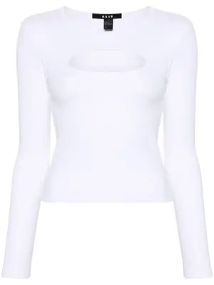 Ksubi Cut-out Ribbed Top