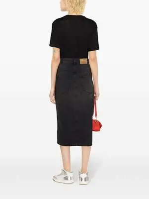 MARANT ETOILE Zewel Logo-print T-shirt - Black