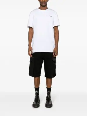 Alexander McQueen Embroidered-logo Cotton T-shirt