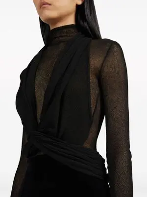 FERRAGAMO High-neck Bodysuit