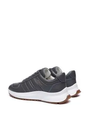 Bally Asken Leather Sneakers - Grey
