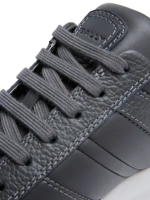 Bally Asken Leather Sneakers - Grey