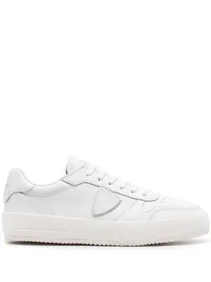 Philippe Model Leather Sneakers - White