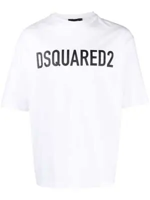 Dsquared2 Logo-print Cotton T-shirt - White