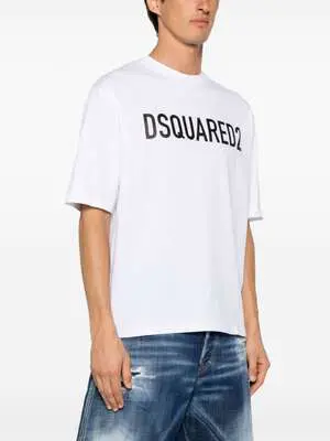 Dsquared2 Logo-print Cotton T-shirt - White