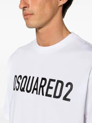 Dsquared2 Logo-print Cotton T-shirt - White