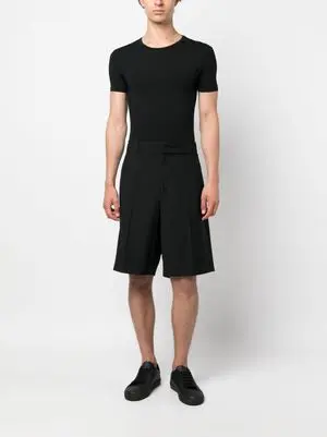 Zegna Short-sleeved Stretch-modal T-shirt - Black