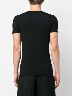 Zegna Short-sleeved Stretch-modal T-shirt - Black