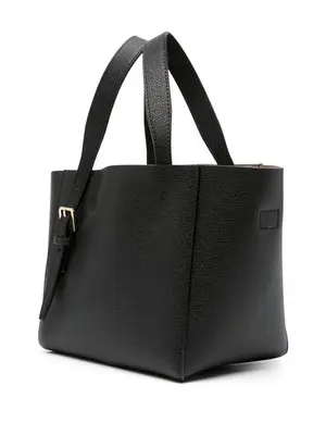 VALEXTRA Soft Bucket Micro Tote Bag - Black