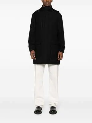 Corneliani High-neck Padded Coat - Black