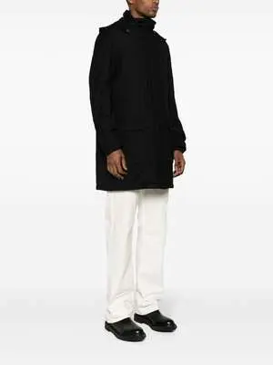Corneliani High-neck Padded Coat - Black
