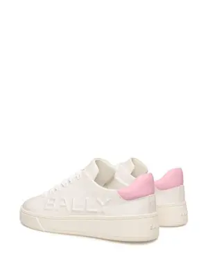 Bally Logo-embossed Leather Sneakers - White