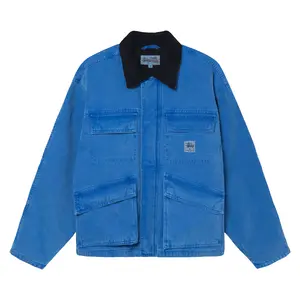 StÜssy Washed Canvas Shop Jacket - Blue