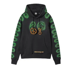 StÜssy X Dries Van Noten Embroidered Hoodie - Black