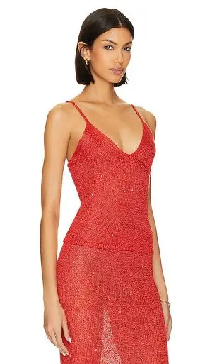 ASTA RESORT Carolina Camisole - Rossa Sequin