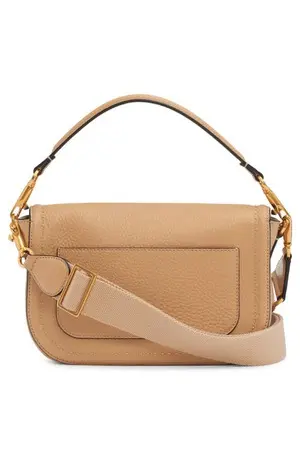 Valentino Garavani Leather Shoulder Bag - Gh9 Cappuccino