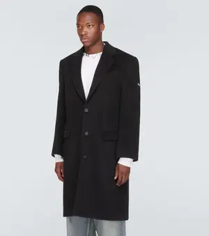 Balenciaga Wool Chesterfield Coat
