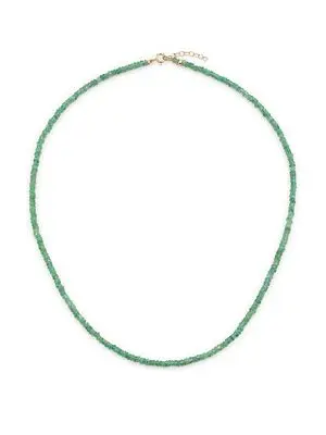 Jia Jia Birthstone 14k Yellow Gold & Gemstone Beaded Necklace Emerald
