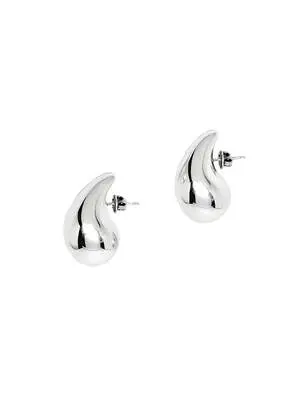 Bottega Veneta Sterling Teardrop Earrings - Silver