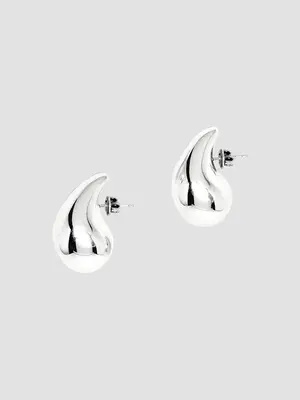 Bottega Veneta Sterling Teardrop Earrings