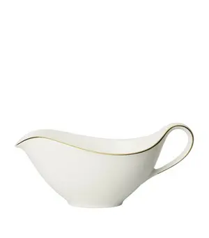 VILLEROY & BOCH Anmut Gold Sauce Boat - White