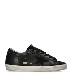 Golden Goose Glitter Black Sneakers For Women