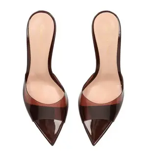 GIANVITO ROSSI Glass Vernice Heeled Mules
