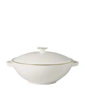VILLEROY & BOCH Anmut Gold Soup Tureen - White