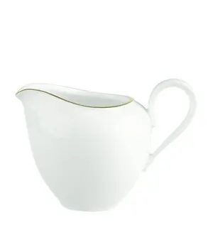 VILLEROY & BOCH Anmut Gold Cream Jug - White