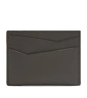 Loewe Leather Puzzle Card Holder - Grey