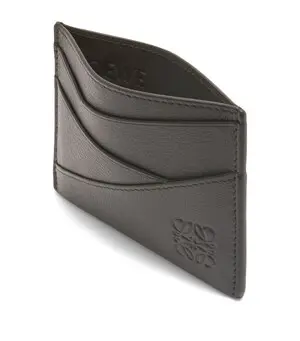 Loewe Leather Puzzle Card Holder - Grey