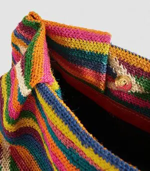 SENSI STUDIO Toquilla Straw Pouch Bag