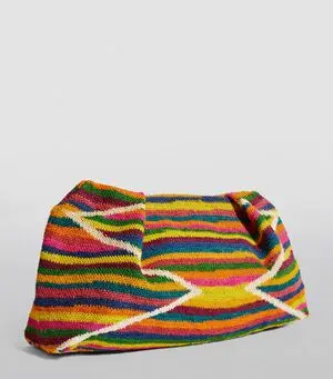 SENSI STUDIO Toquilla Straw Pouch Bag