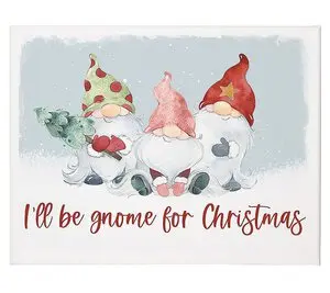 SINCERE SURROUNDINGS 17' Gnome For Christmas, W Apped Canvas - One-color