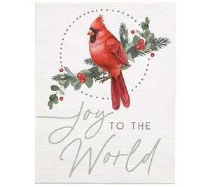 SINCERE SURROUNDINGS 17' Joy World Cardinal Wra Pped Canvas - One-color